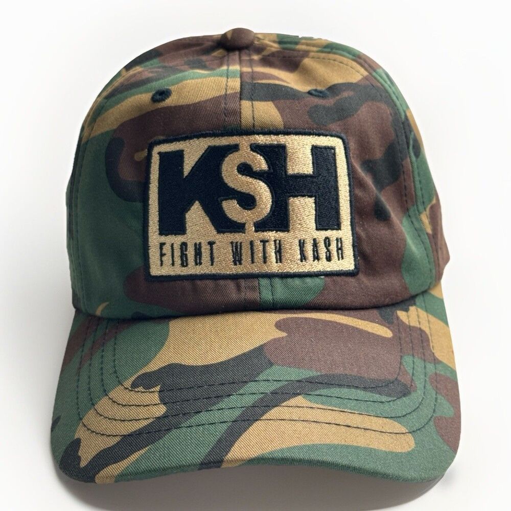 Fight With Kash Camo Hat Kash Patel Hat Based Apparel… - Gem